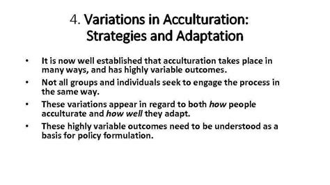 Acculturation And Adaptation Among Migrants John Berry Queen S