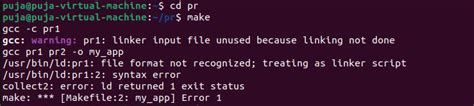 Makefile Linking Not Done Using Make Command Ask Ubuntu