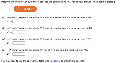 Solved Determine The Value Of Z Such That It Satisfies The Chegg Com