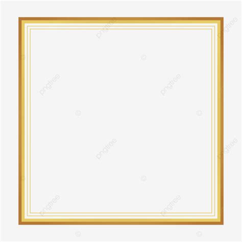 Rectangle Golden Frame Border Vector Rectangle Rectangle Border Border Png And Vector With