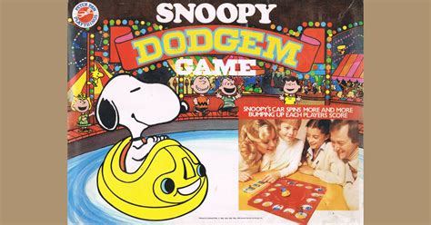 Snoopy Dodgem Game Board Game Boardgamegeek