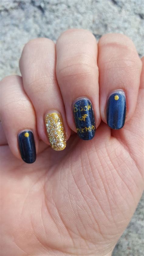 Book If Mormon Nail Art Freehand Nail Art Nails Nail Art Nail