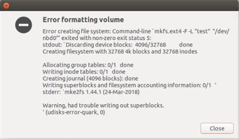 Unable To Mount Ext4 Over Nbd With Logical Volume Bdev · Issue 2508 · Spdkspdk · Github