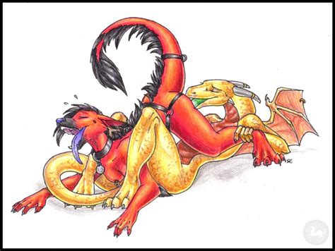 Rule 34 69 Breasts Closed Eyes Collar Cunnilingus Dragon Female Horns Licking Oral Oral Sex