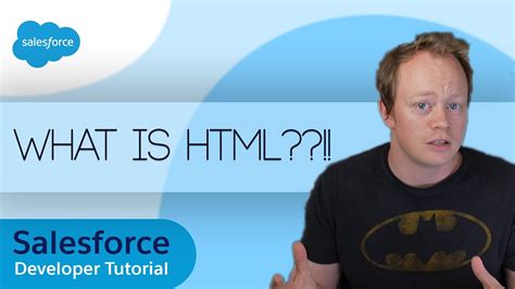 Salesforce Lwc Master Class Ep 3 What Is Html Hypertext Markup Language Youtube