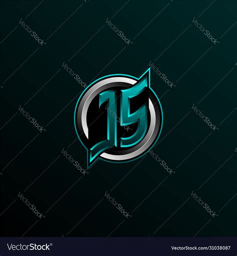 Initial Js Logo Design Royalty Free Vector Image