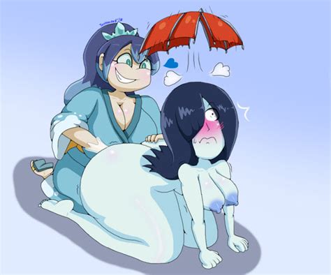 Rule 34 2girls Big Ass Big Breasts Blizzaria Blush Drizzelda Fingering Huge Ass On Knees