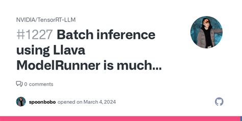 batch inference using llava modelrunner is much slower than single