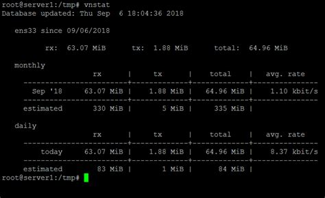 Installing And Using VnStat And VnStati For Monitoring Network Traffic In Ubuntu