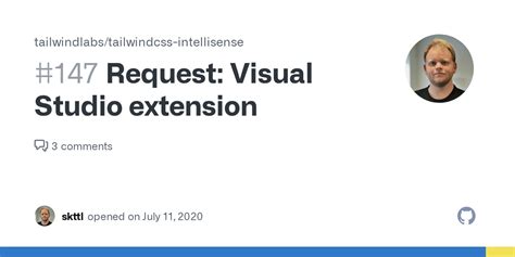 Request Visual Studio Extension Issue Tailwindlabs Tailwindcss Intellisense GitHub