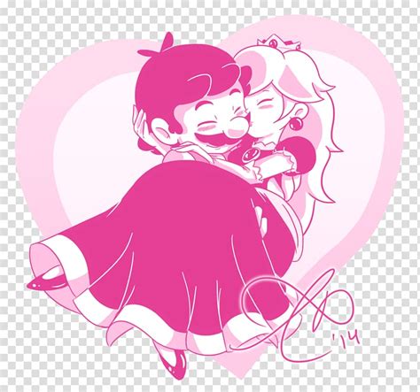 Princess Daisy And Princess Peach Kissing