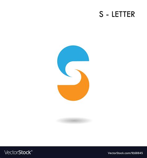 Letter S Icon Logo Alphabet Royalty Free Vector Image
