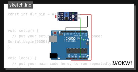 Ldr Code In Porcent Wokwi ESP32 STM32 Arduino Simulator