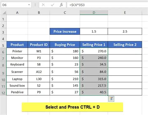 Ways To Copy A Formula In Excel With Changing Cell References