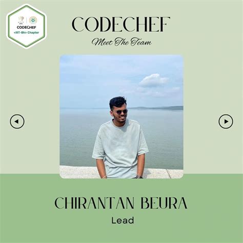 Codechef Iiit Bh Chapter On Linkedin Introducing The Core Team Of