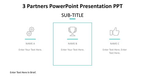 3 Partners Powerpoint Presentation Ppt Pptuniverse