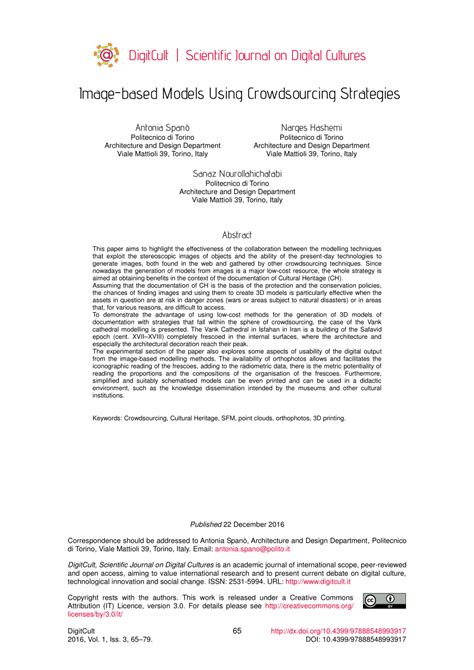 Pdf Image Based Models Using Crowdsourcing Strategies