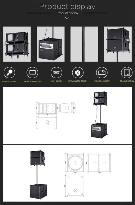 Professional Passive Inch Line Array Speaker TW