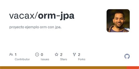 Github Vacax Orm Jpa Proyecto Ejemplo Orm Con Jpa