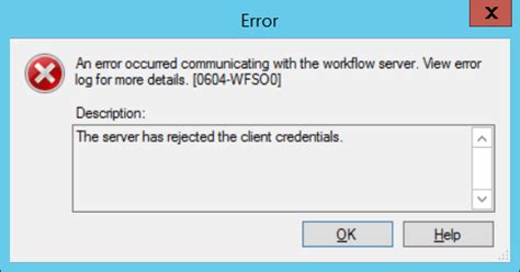 The Server Has Rejected The Client Credentials Laserfiche Answers