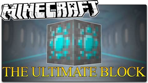 Minecraft The Ultimate Block Minecraft Puzzle Map Youtube