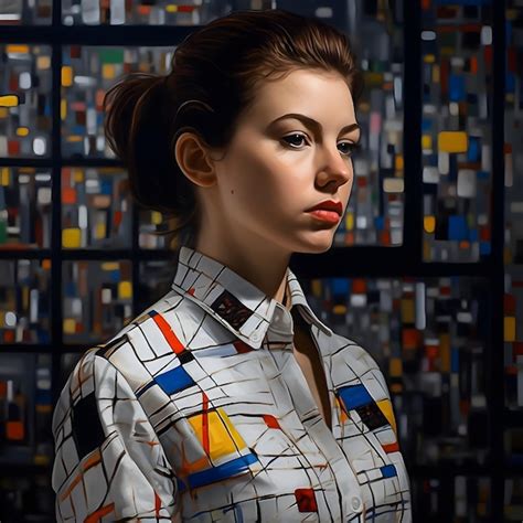 Premium Ai Image A Woman In A Shirt That Saysthe Word Arton It