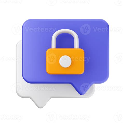 3d Chat Message Notification Icon 22597457 Png