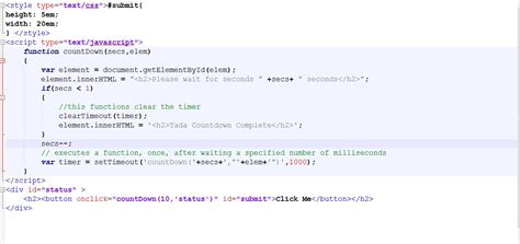 How To Implement Timing Events In Javascript