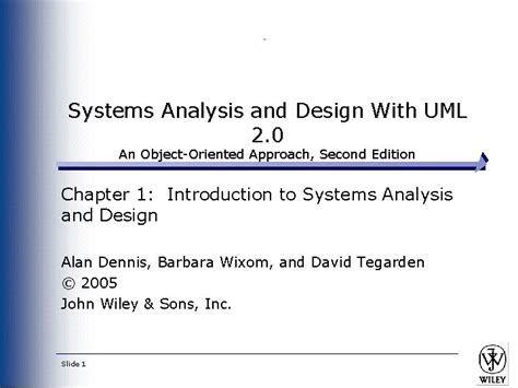 Systems Analysis And Design With Uml 2 0