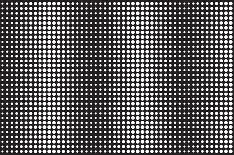 Premium Vector Black And White Round Polka Dot Seamless Pattern Background