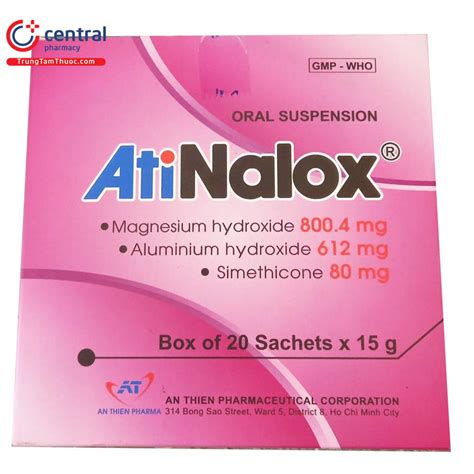 Thuốc Atinalox điều Trị Viêm Loét Dạ Dày Tá Tràng Cấp Mạn Tính