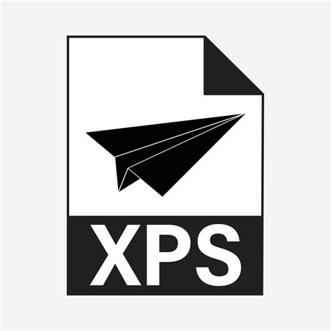 Xps File Formats Icon Vector 20126605 Vector Art At Vecteezy