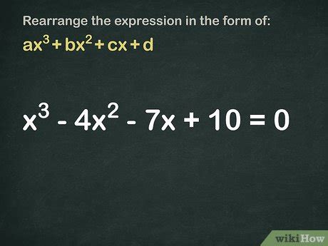 How To Factor A Cubic Polynomial 12 Steps With Pictures