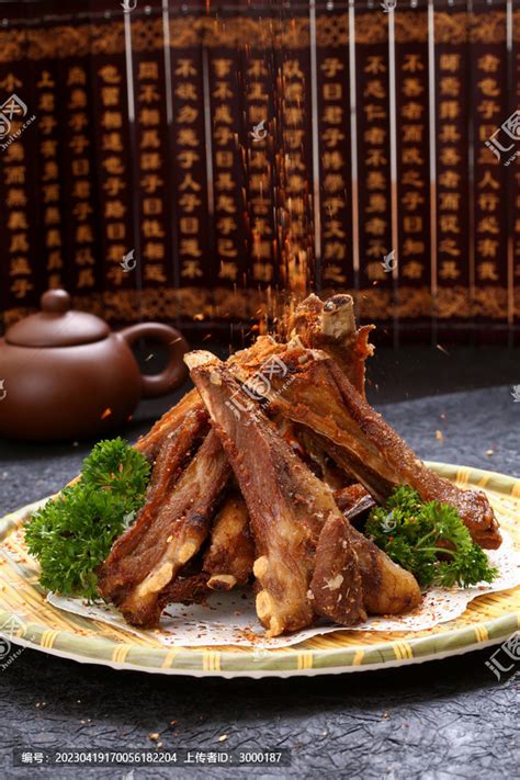 孜然猪排 中国菜系 食品餐饮 摄影 汇图网www huitu
