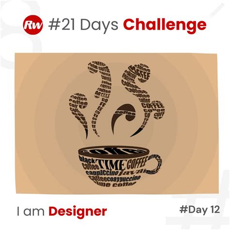 21dayschallenge illustrator typography coffeeart designchallenge