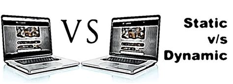 Static Vs Dynamic Website Web Development Projects Web Development
