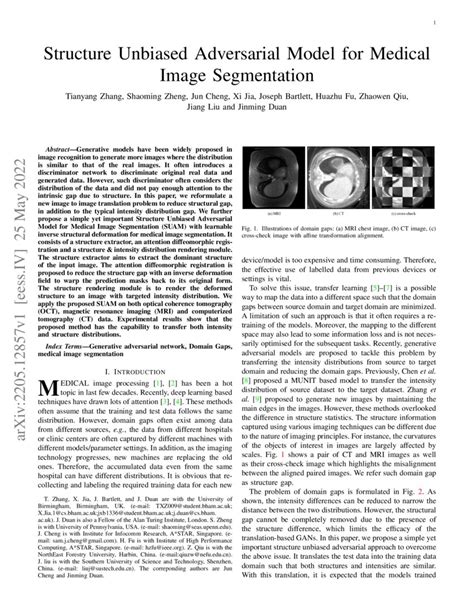 Structure Unbiased Adversarial Model For Medical Image Segmentation Deepai