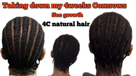 TAKE DOWN MY WEEKS CORNROWS WITH ME AND LETS SEE THE GROWTH HOW I SAFELY TAKE DOWN MY