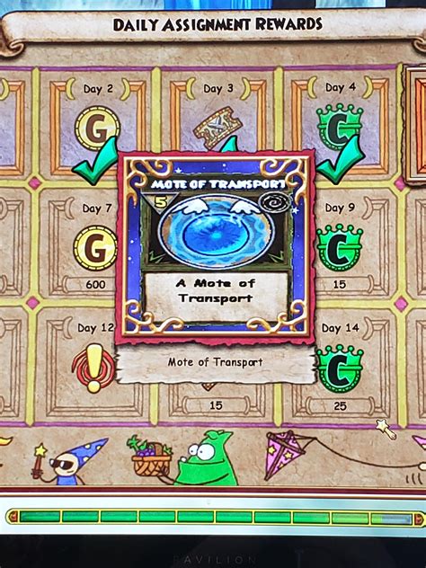Score Daily Assignment Reward Rwizard101