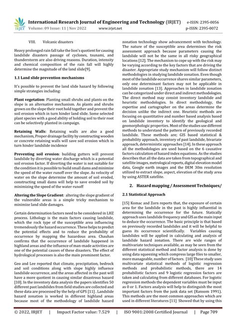 Landslide Hazard Zonation And Evaluation Using GIS And Remote Sensing A Review PDF