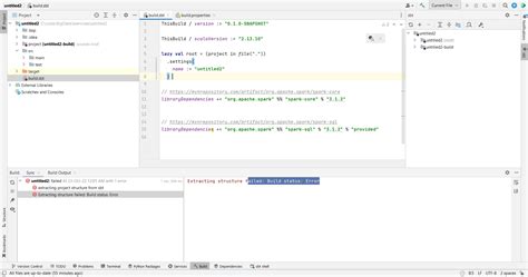 I Am Trying To Import Sbt For A Spark Project In Intellij But It Throws An Error Stack Overflow