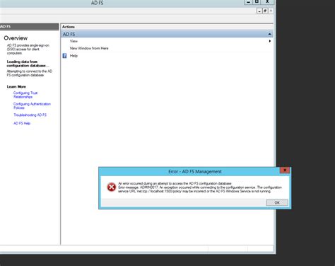Adfs Connectivity Issue Roffice365