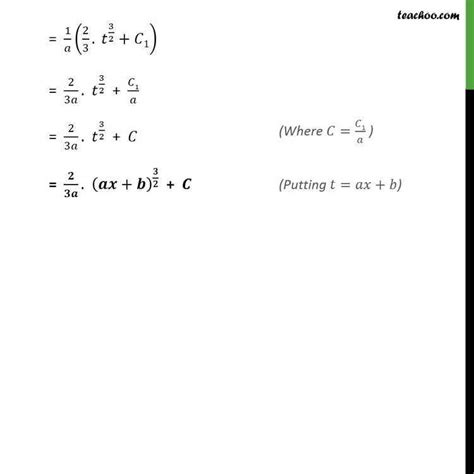 Ex 7 2 6 Integrate Root Ax B Chapter 7 Class 12 Integration