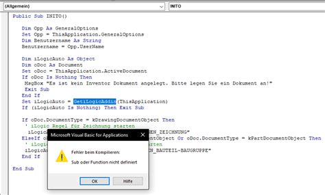 Gelöst Vba Ilogic Formular Je Nach Dateityp In Inventor