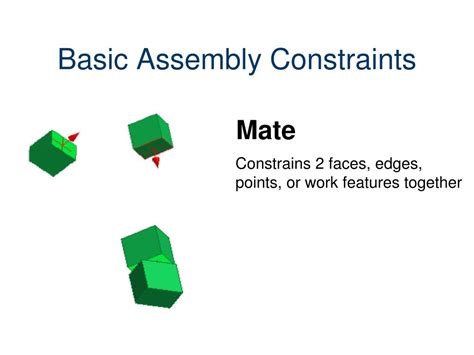 Ppt Basic Assembly Constraints Powerpoint Presentation Free Download Id2839533
