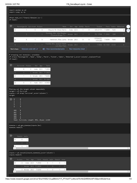 178 Naivebayes Ipynb Colab Pdf Teaching Methods And Materials