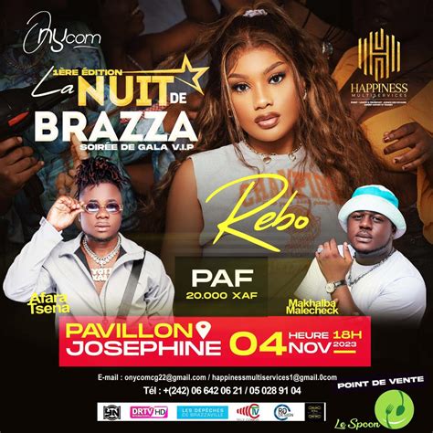 Nuit De Brazza La Première édition Prévue Le 4 Novembre Adiac Toute Lactualité