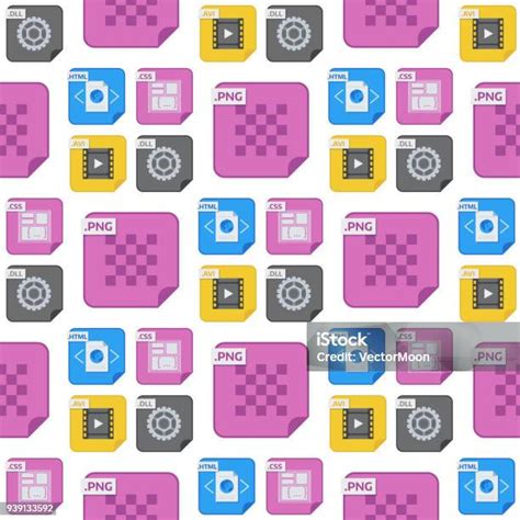 파일 형식 및 형식 원활한 패턴 배경 프레 젠 테이 션 문서 기호 응용 소프트웨어 폴더 벡터 일러스트 레이 션 0명에 대한 스톡 벡터 아트 및 기타 이미지 Istock