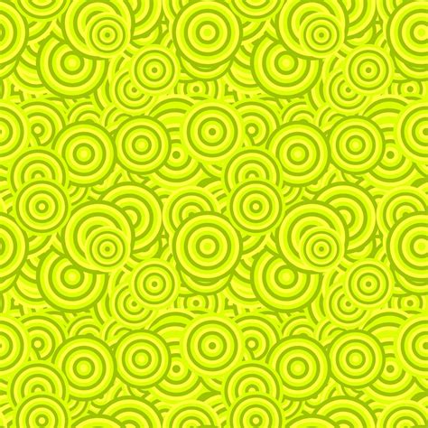 Seamless Geometric Circle Pattern Design Background Lime Color Graphic With Concentric Circles