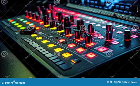 Ai Generated Colorful Coding Close Up Of Keyboard With Highlighted